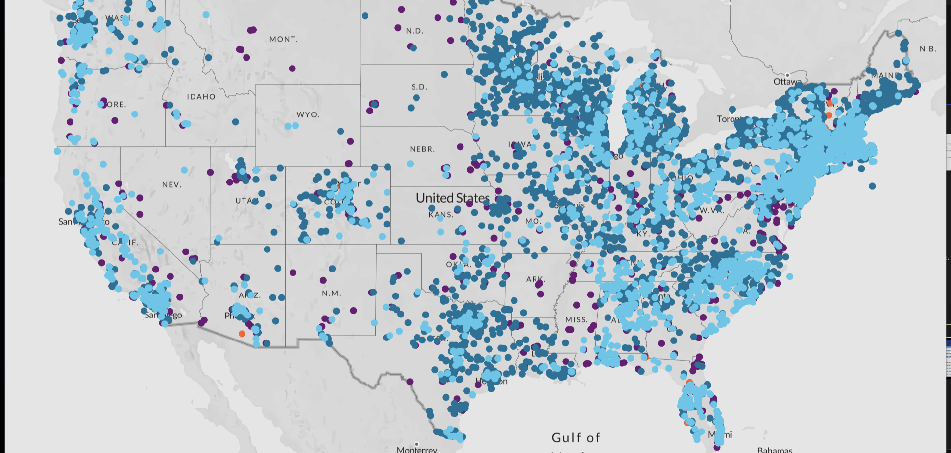 Mapping the PFAS contamination crisis: New data show 8,865 sites with ...