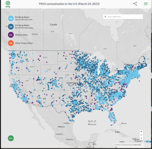 Mapping the PFAS contamination crisis: New data show 8,865 sites with ...
